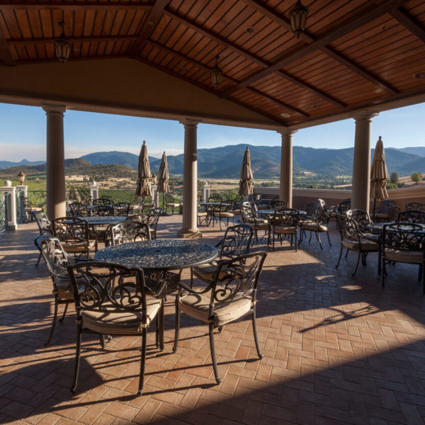 The Pavilion Lower Tasting Room - Belle Fiore Winery & Vineyard